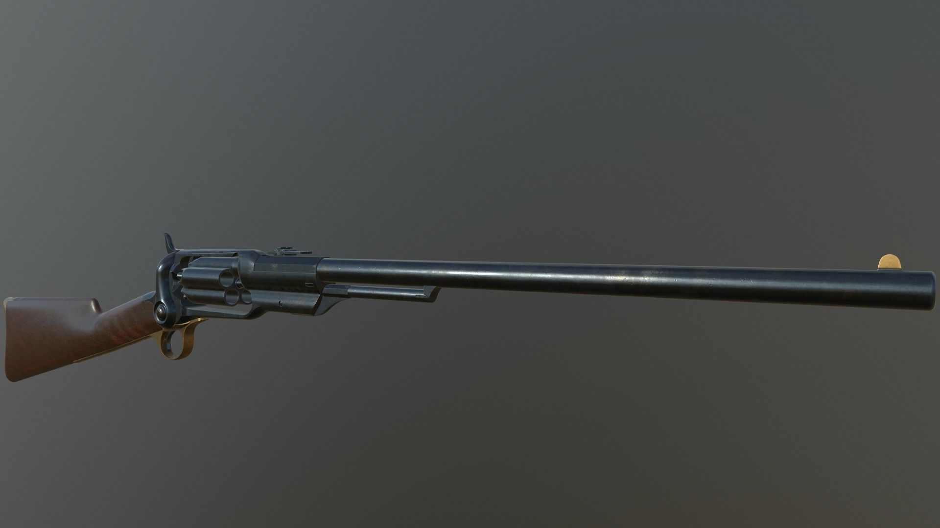 3D model Spectacular Colt Revolving Carbine 1855 VR / AR / low-poly ...