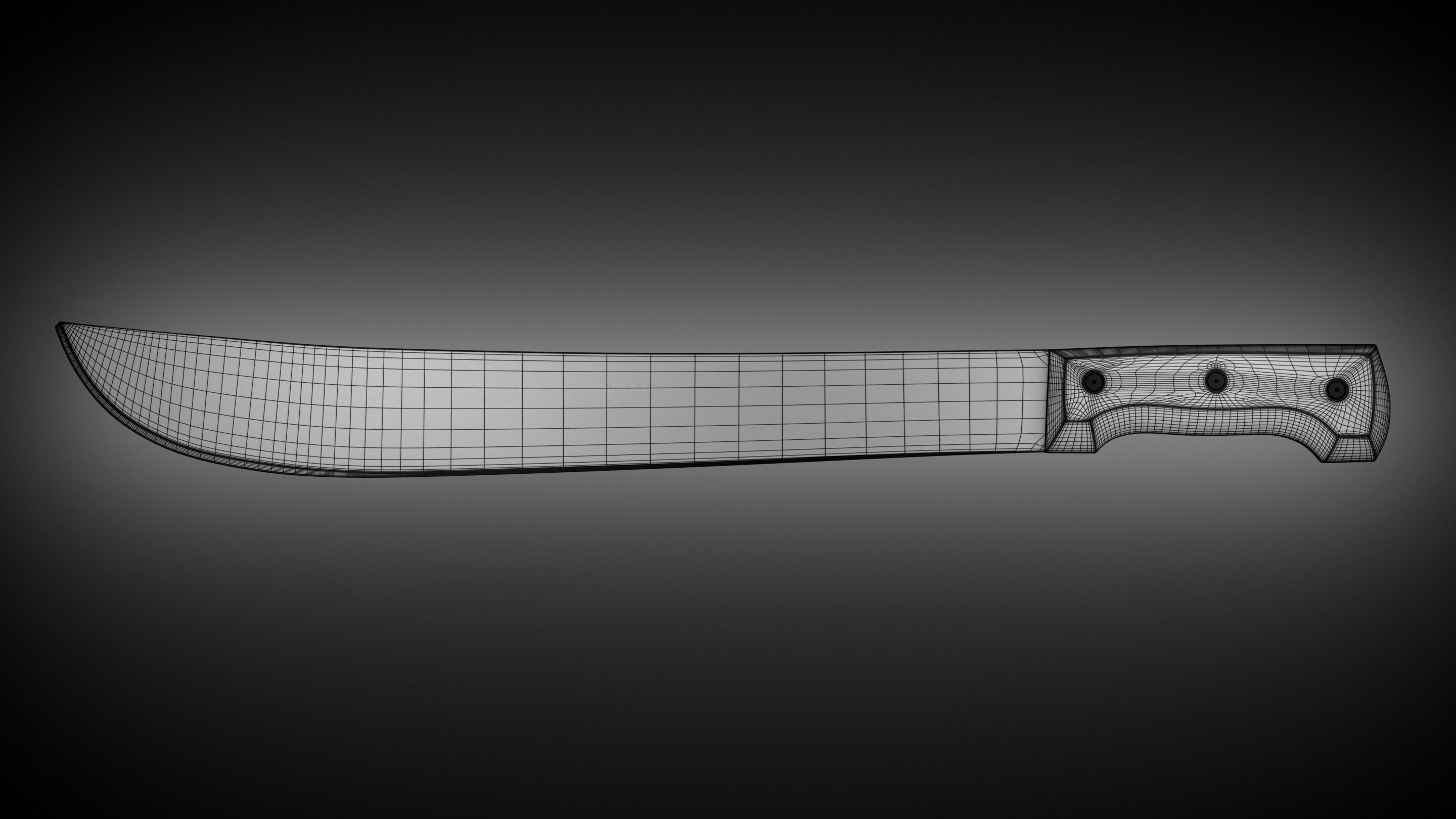 Rusty Machete 3D model | CGTrader