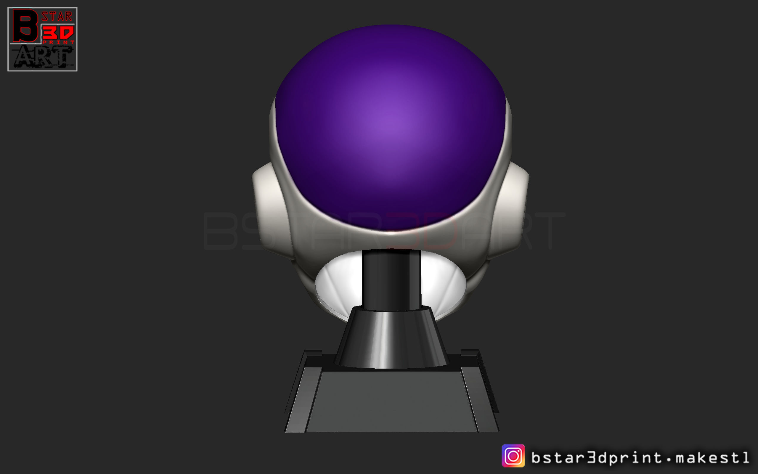 Frieza Head - frieza Mask - Helmet Dragon ball cosplay 3D model 3D ...