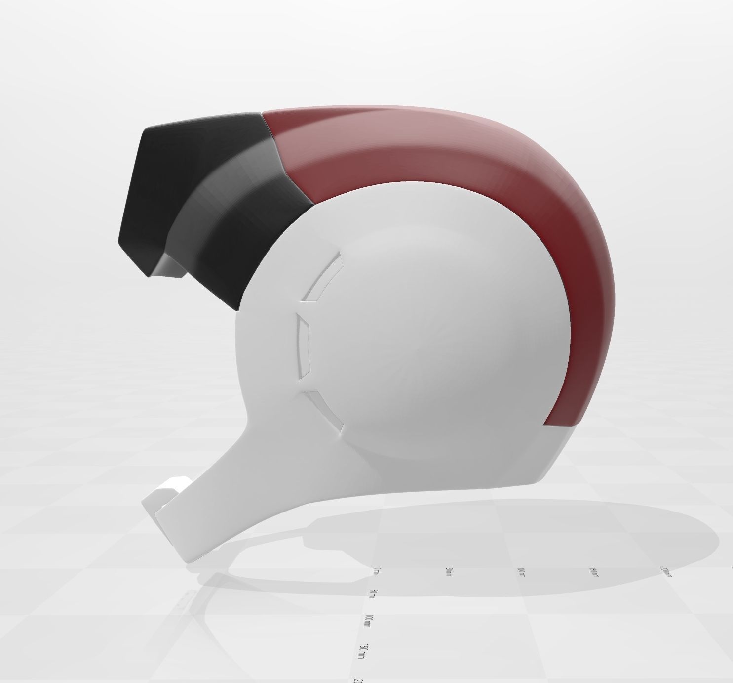 Gundam MS Pilot driver Helmet Zeon 08MS Inah Sakhalin 3D model 3D ...