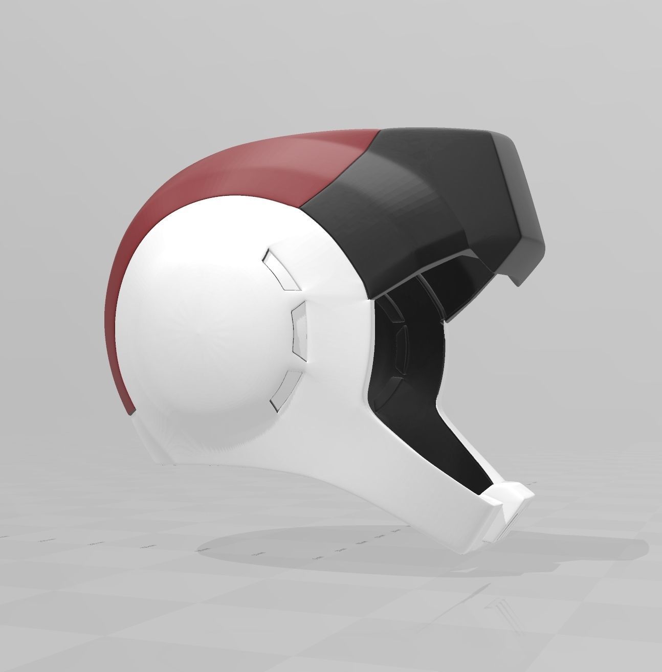 Gundam MS Pilot driver Helmet Zeon 08MS Inah Sakhalin 3D model 3D ...