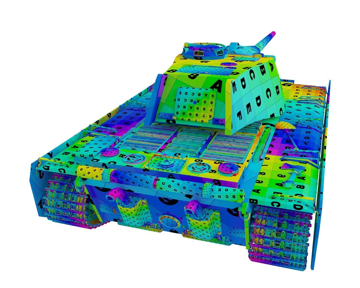 3D model German tank E79 Panther-III VR / AR / low-poly | CGTrader