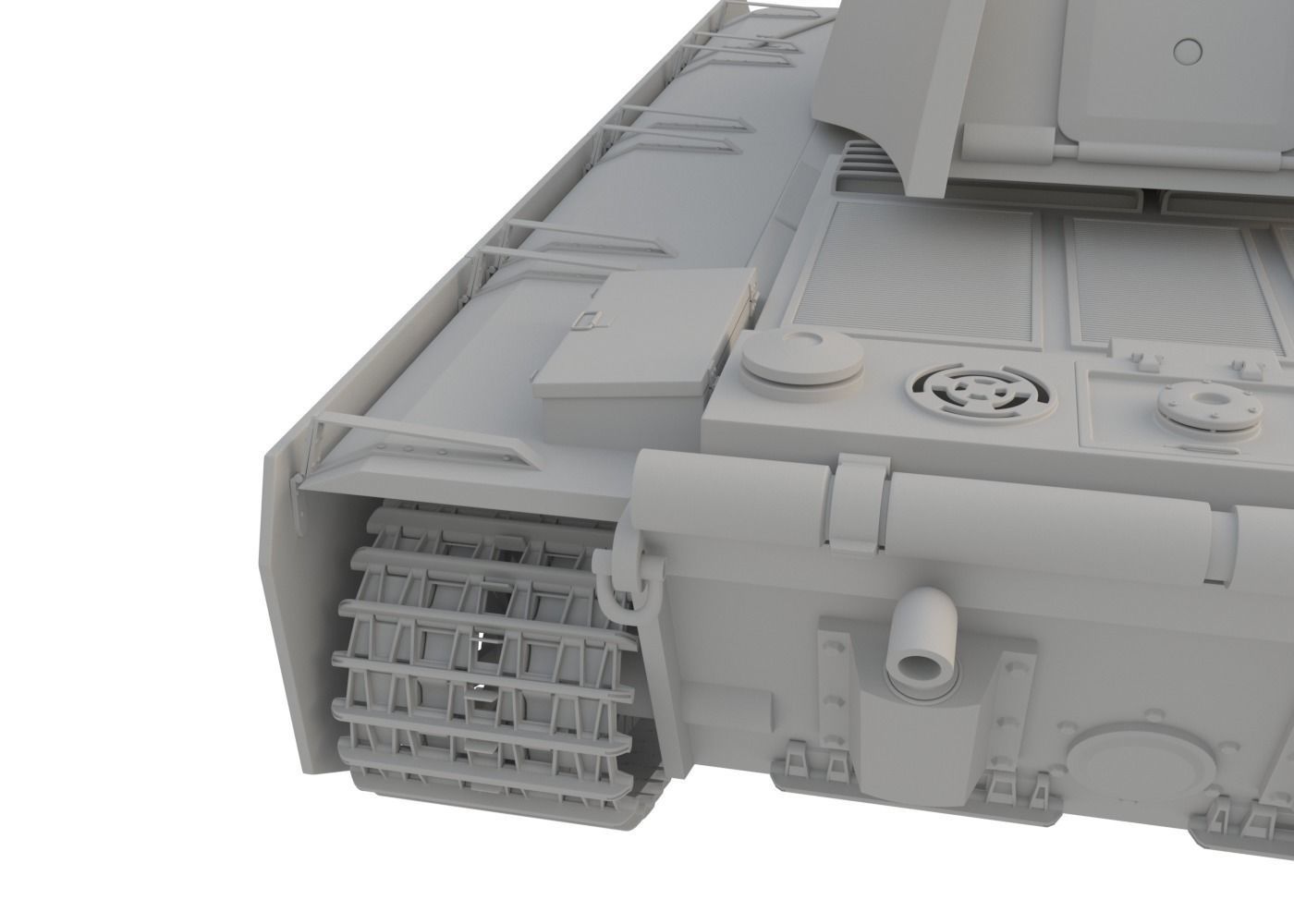 3D model German tank E79 Panther-III VR / AR / low-poly | CGTrader