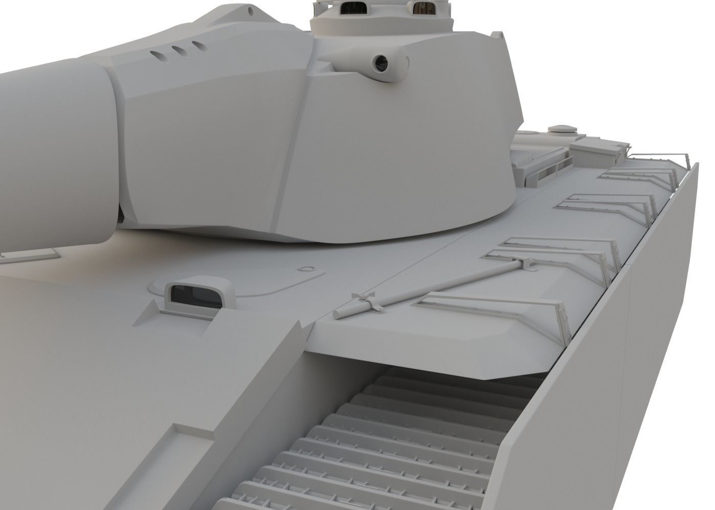 3D model German tank E79 Panther-III VR / AR / low-poly | CGTrader