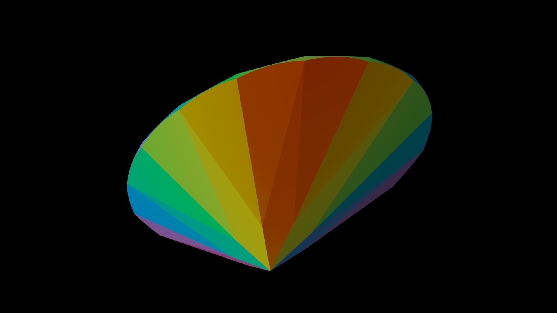 Diamond Oval 3D model | CGTrader