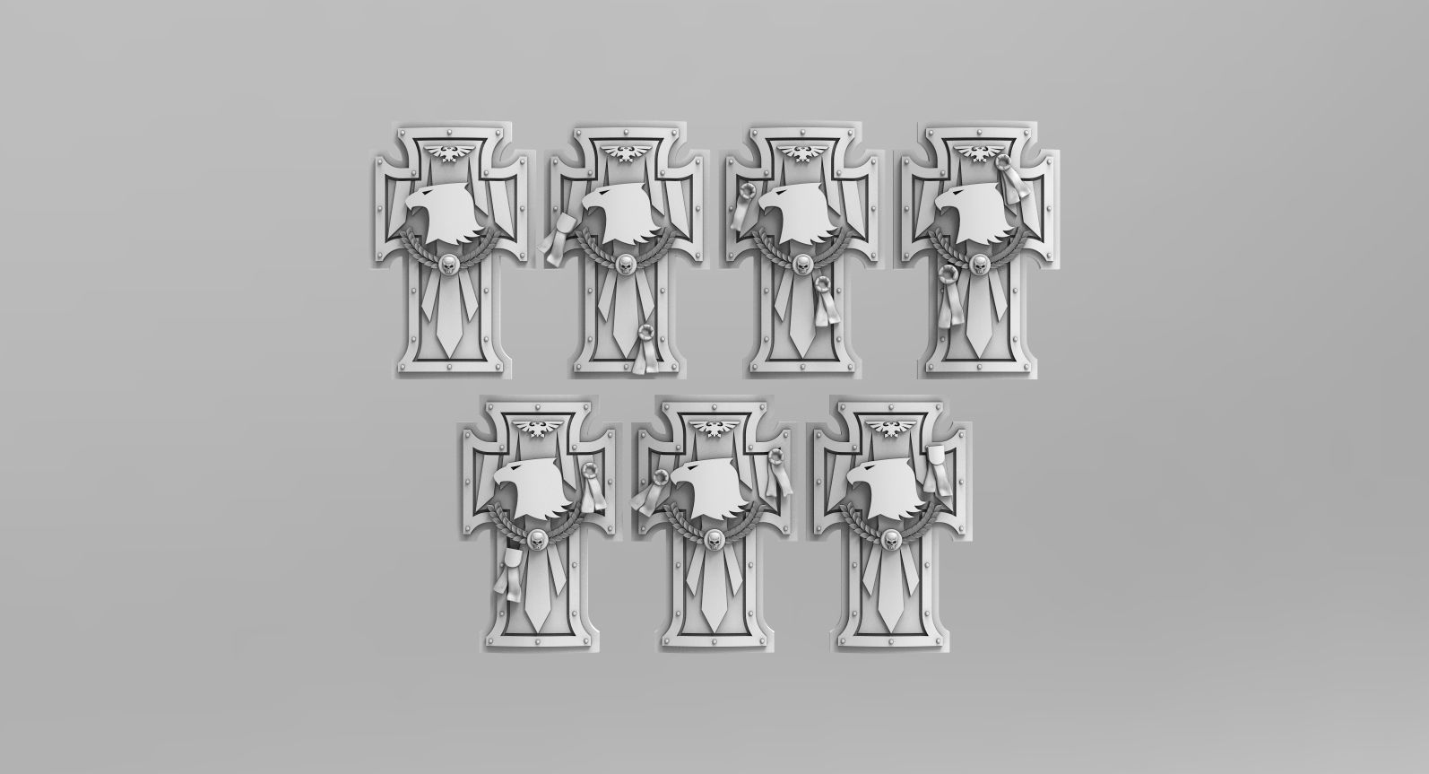 Raptor Power Shields 40k Version 1 3D model 3D printable | CGTrader
