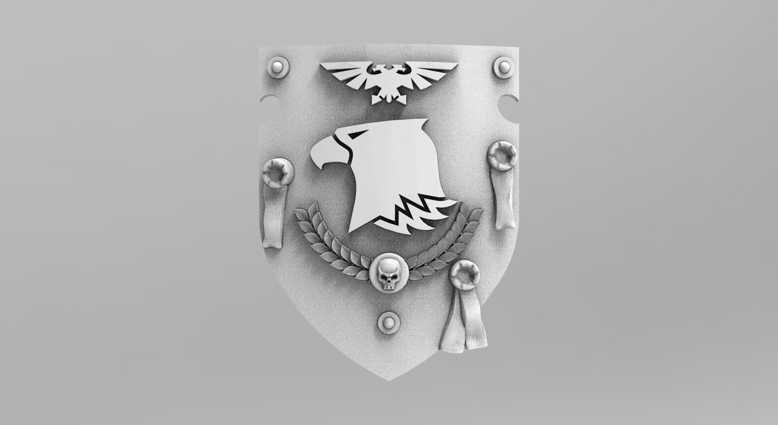 Raptor Power Shields 40k Version 3 3D model 3D printable | CGTrader