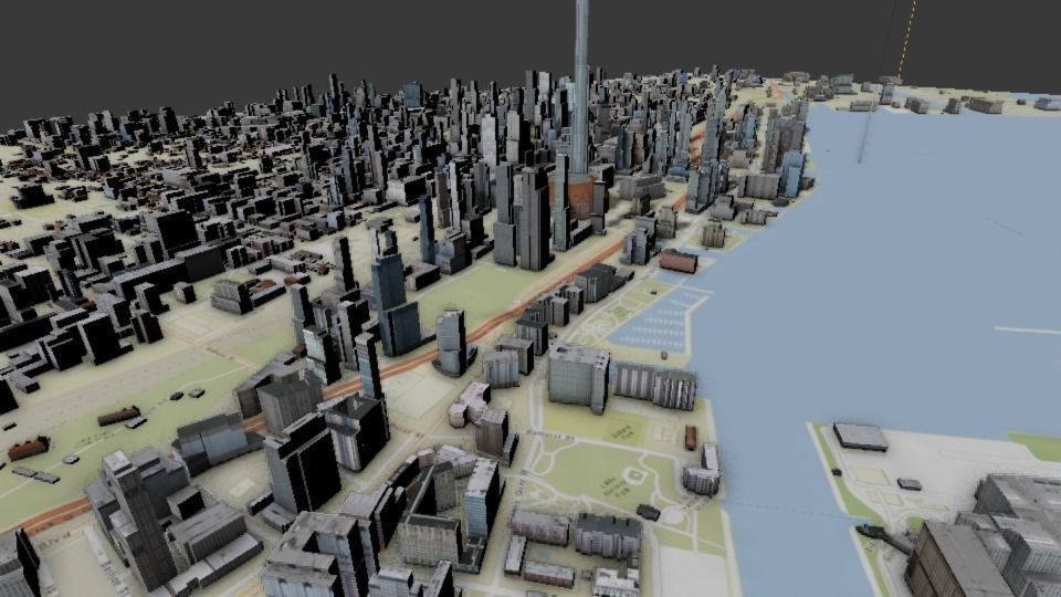 street Toronto Topography Street 3d Map | CGTrader