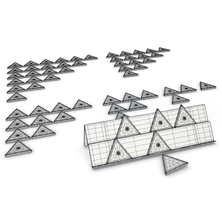 Triomino Game 3D model | CGTrader