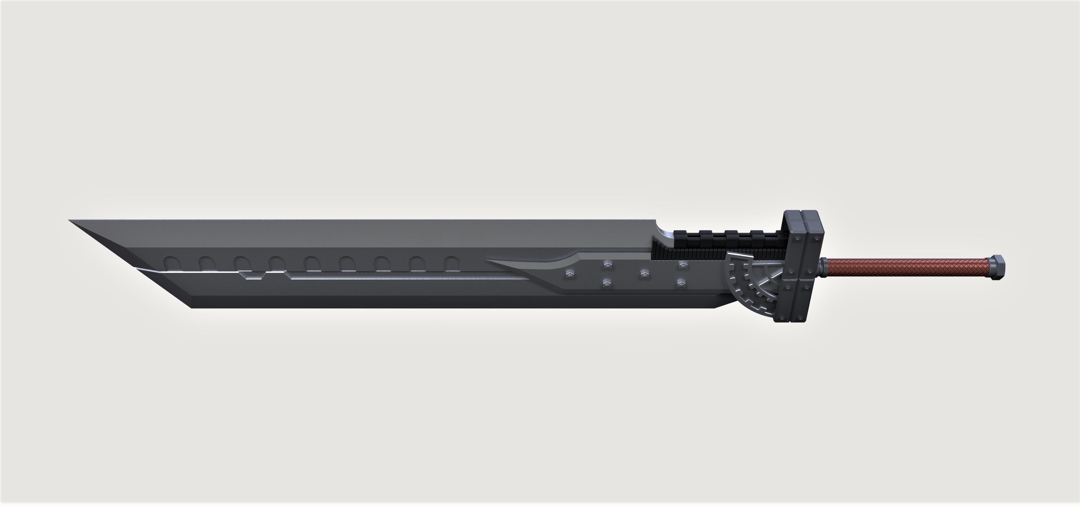 Fusion Sword from Final Fantasy VII 3D model 3D printable | CGTrader
