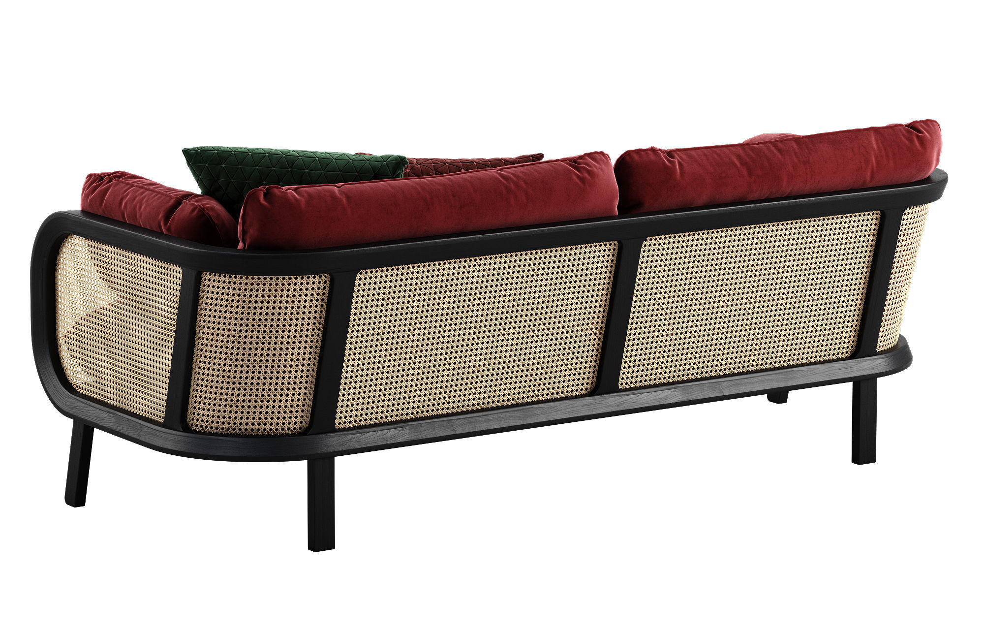 Buzzi Cane sofa 3D model | CGTrader