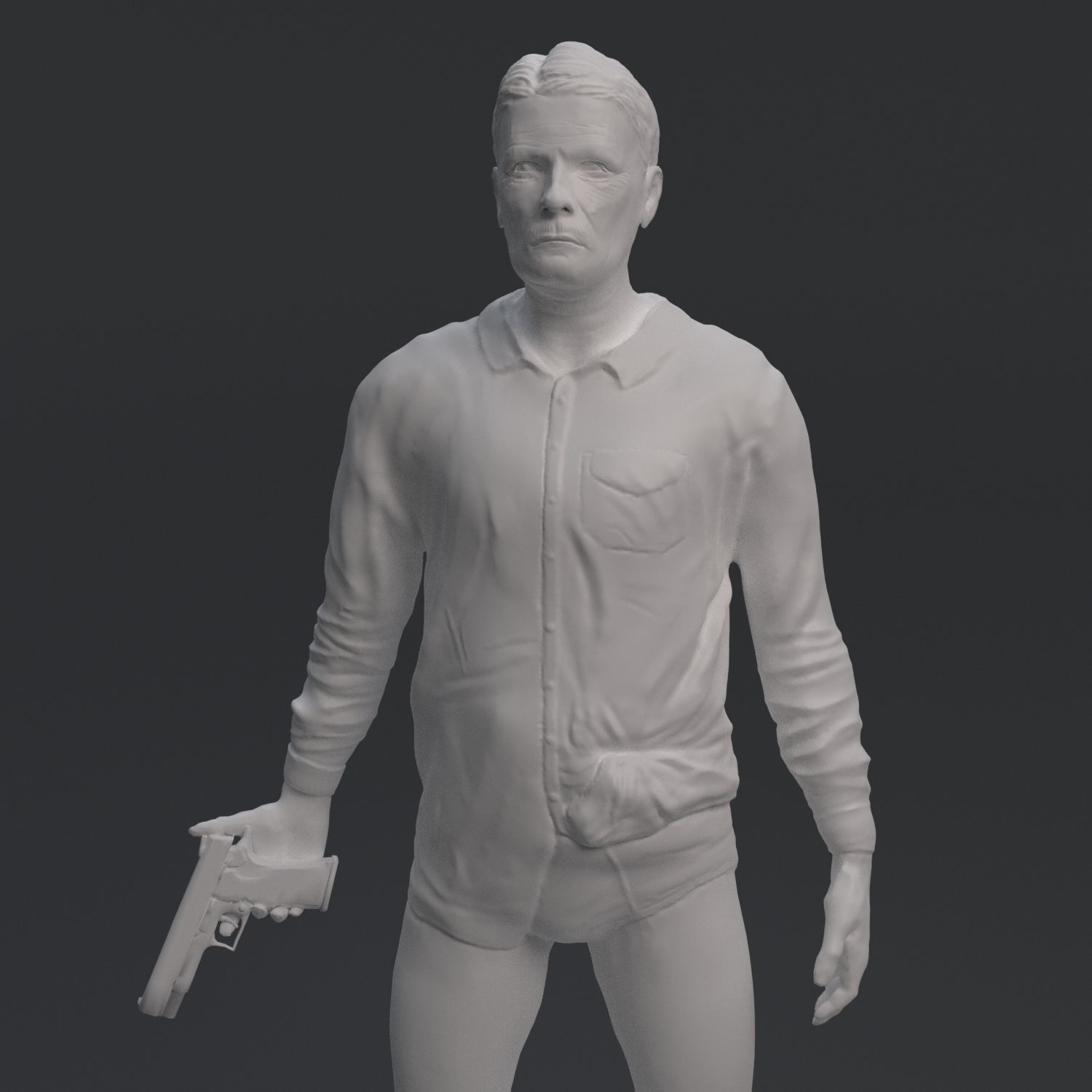 Walter White 3D model 3D printable | CGTrader