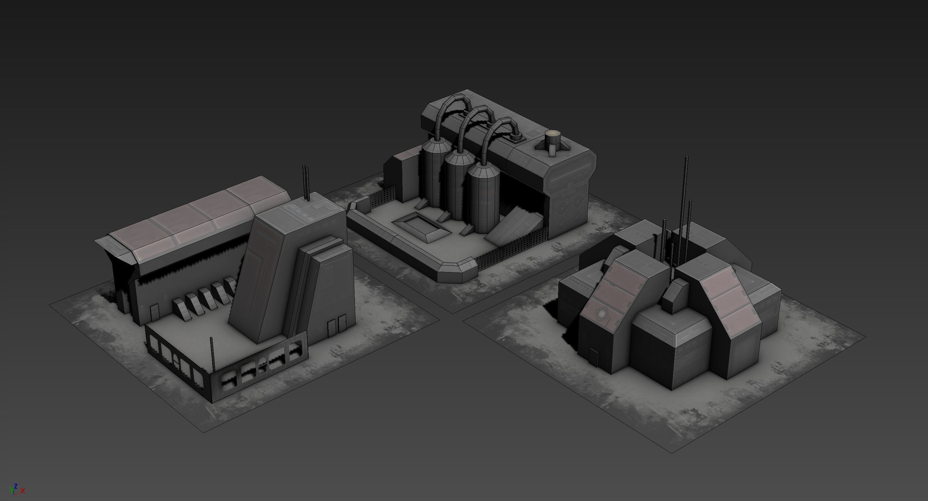 3D model RTS building pack VR / AR / low-poly | CGTrader