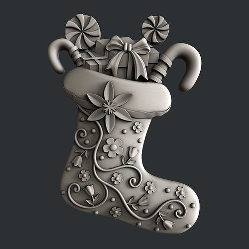 3d STL models for CNC router boot 3D model | CGTrader