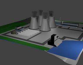 Animated Power station 3D Models | CGTrader