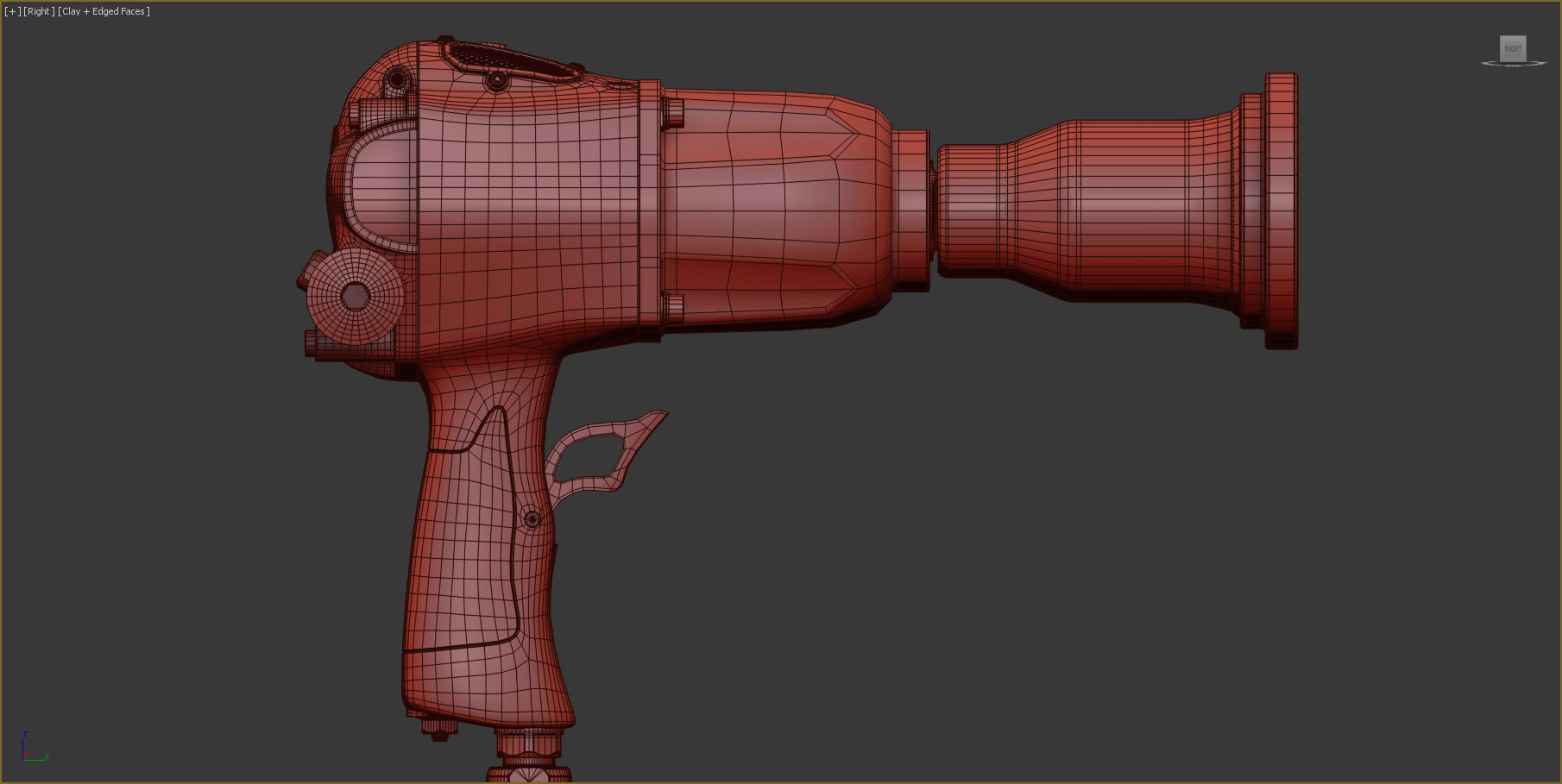Wheel Gun Paoli Hurricane 3D model | CGTrader