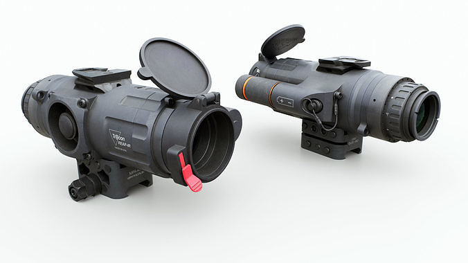 3D model Trijicon Reap-IR IRMS-35-3 Thermal Weapon Sight VR / AR / low ...