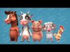 Farm Animals Friends 3D model animated rigged | CGTrader