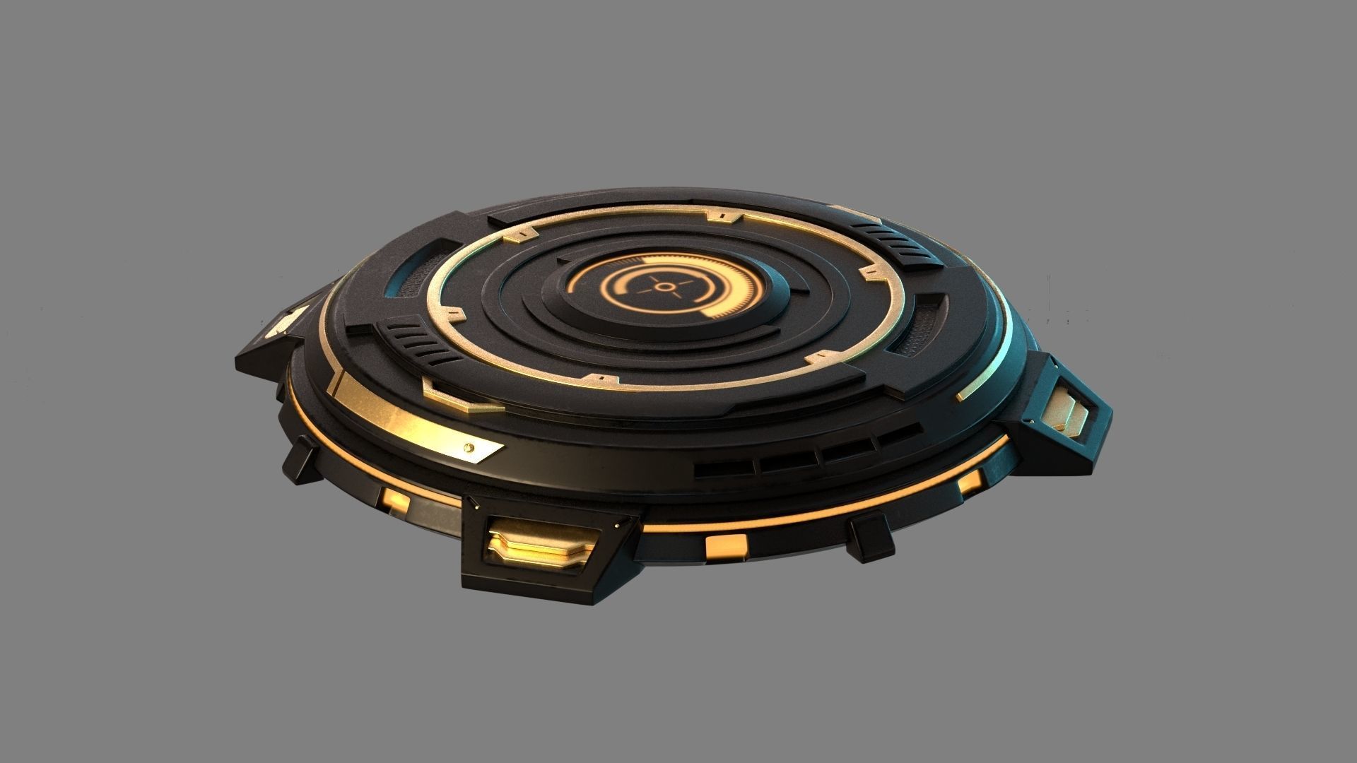 3D Mechanical turntable | CGTrader