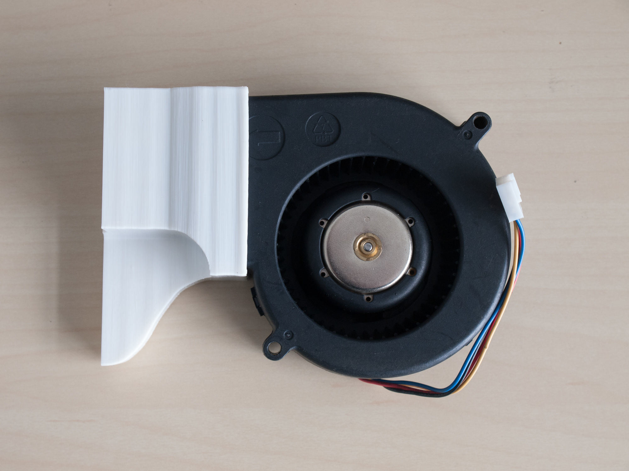 NVIDIA Tesla K40 K20 K20X cooling fan shroud duct 3D model 3D printable ...