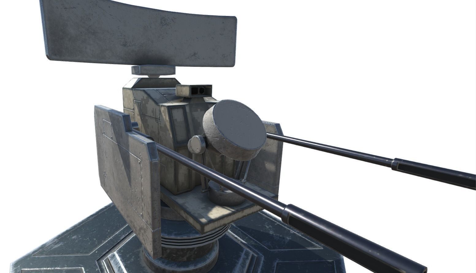3D model Modern Unmanned Turrets v2 VR / AR / low-poly | CGTrader