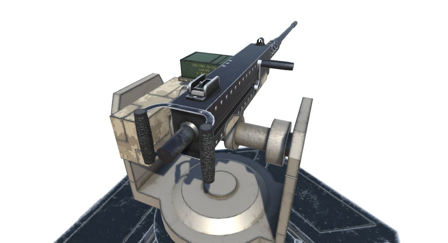 3D model Modern Unmanned Turrets v2 VR / AR / low-poly | CGTrader