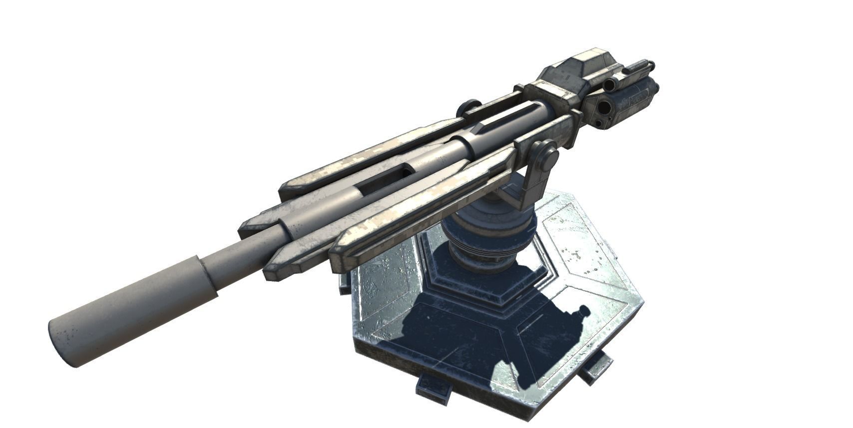 3D model Modern Unmanned Turrets v2 VR / AR / low-poly | CGTrader