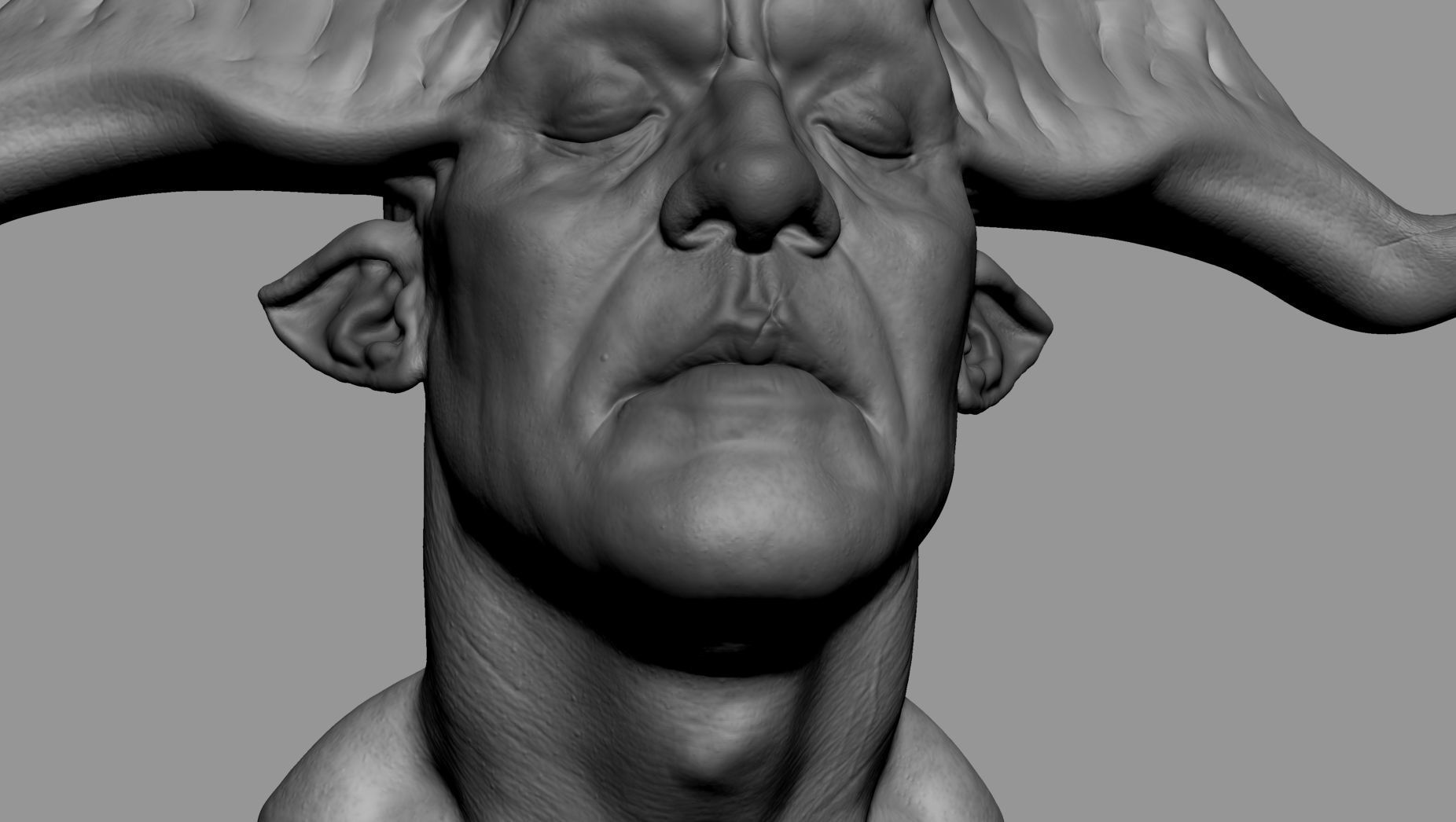 Fantasy Creature Head 3D model | CGTrader