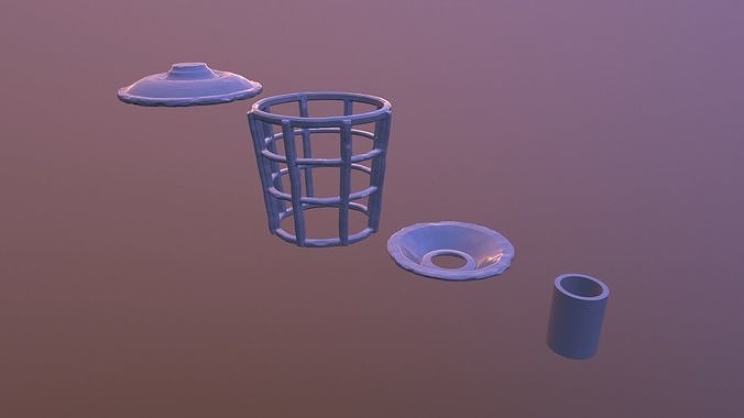 DND Lamp 3D model 3D printable | CGTrader