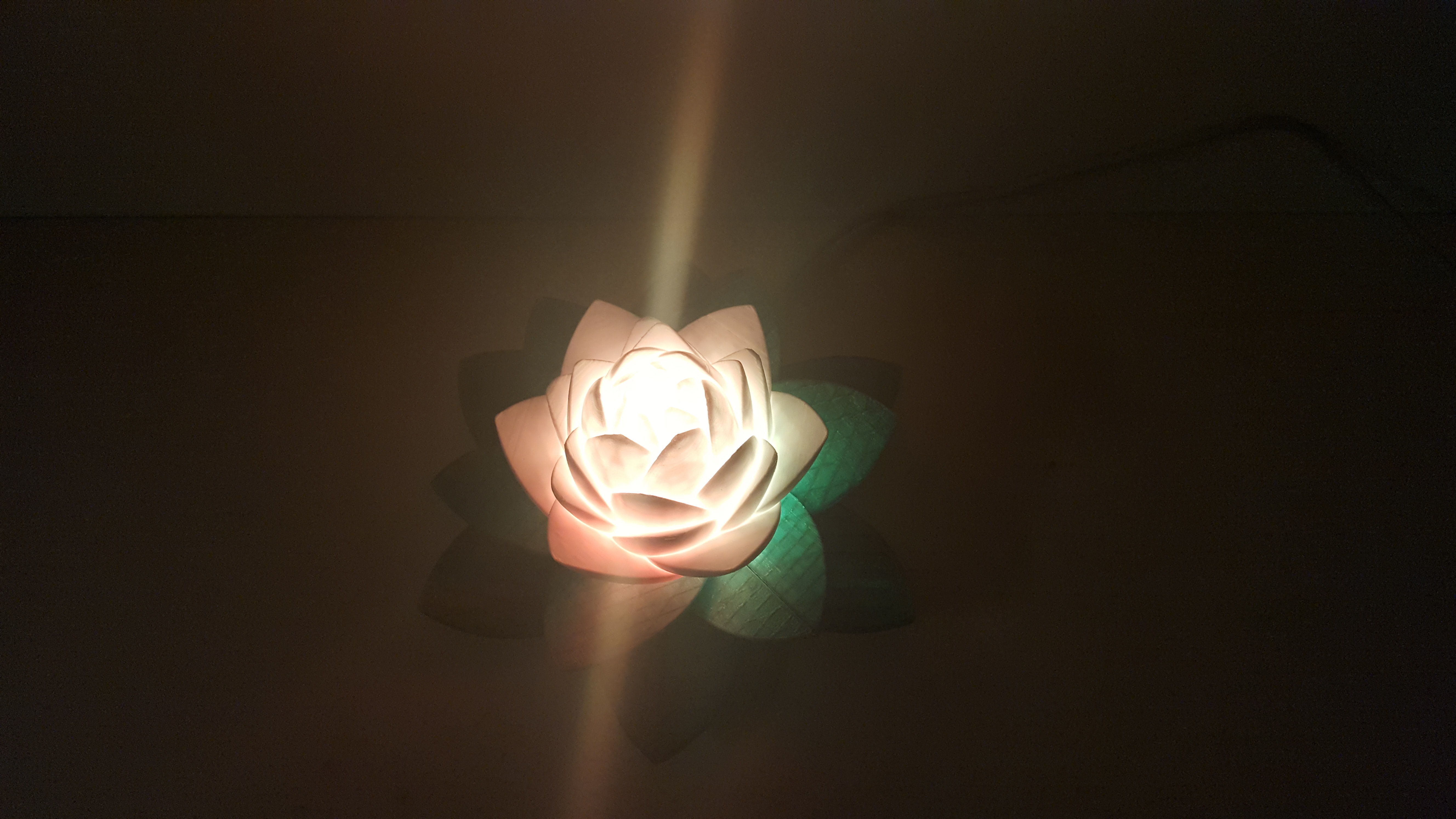 Lotus Lamp free 3D model 3D printable | CGTrader