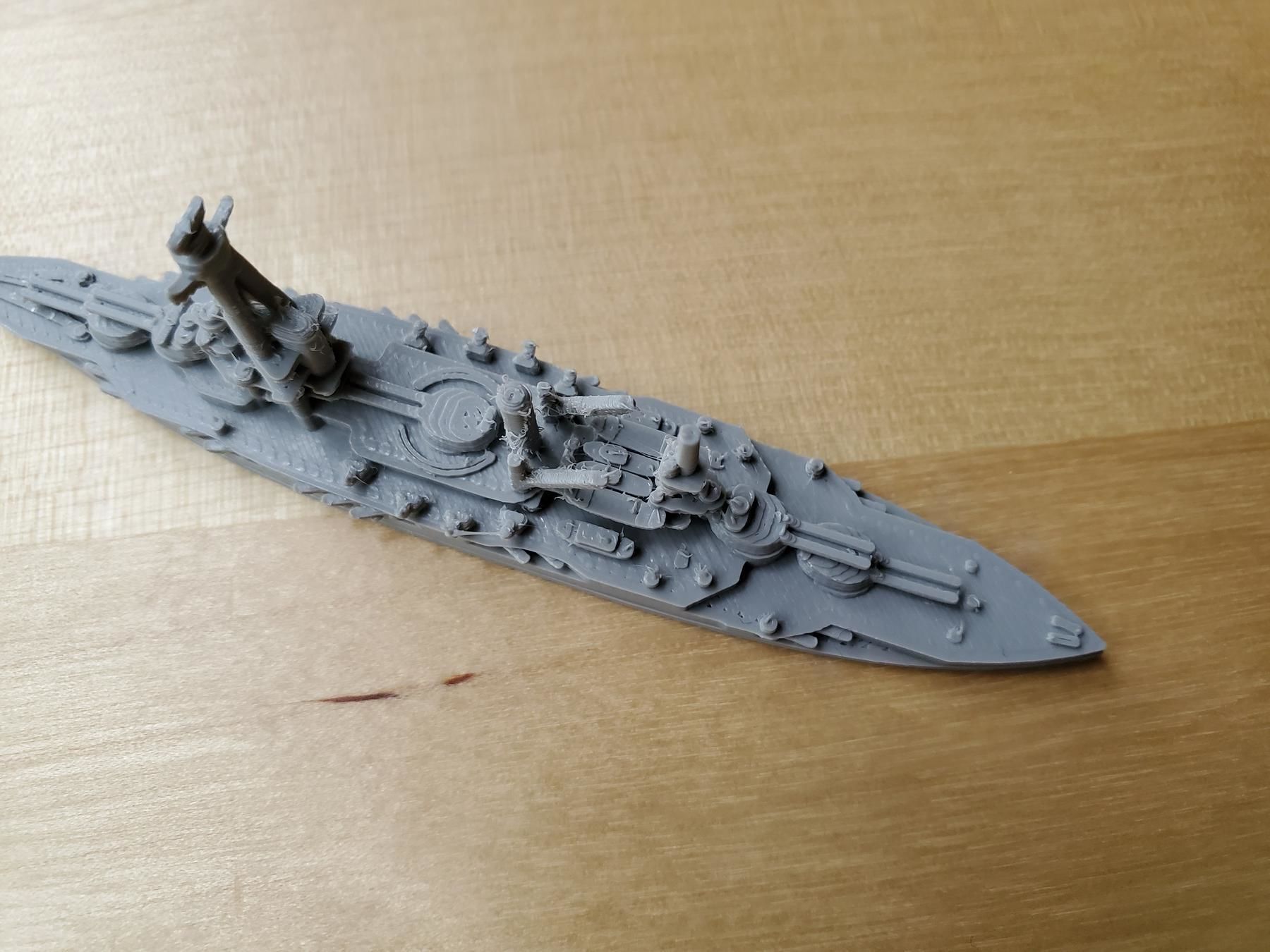 French Bretagne-Class Battleship 3D model 3D printable | CGTrader