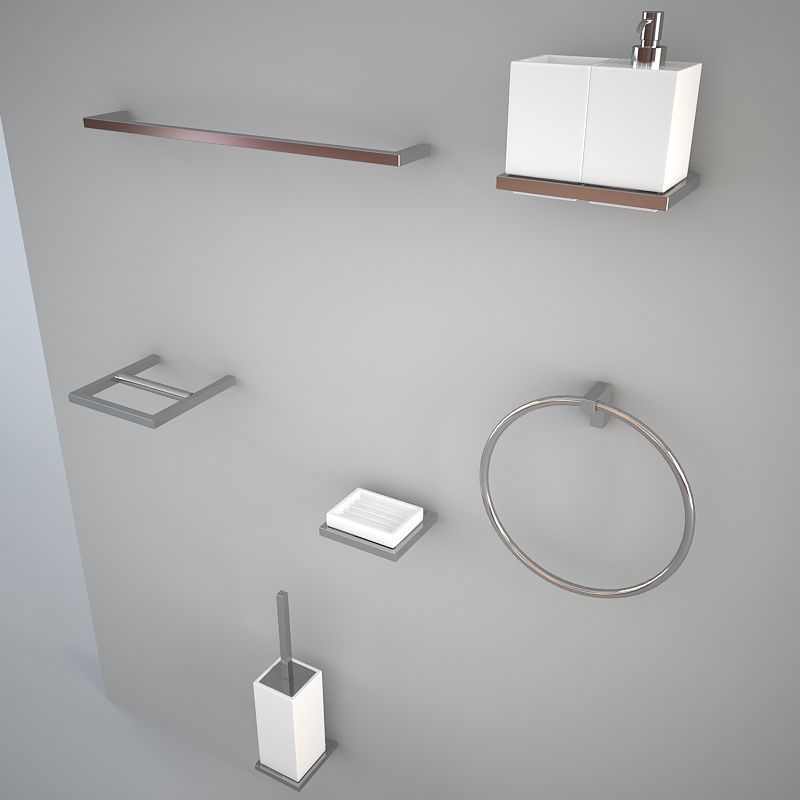 IBB Xoni bath accessories set 3D model | CGTrader