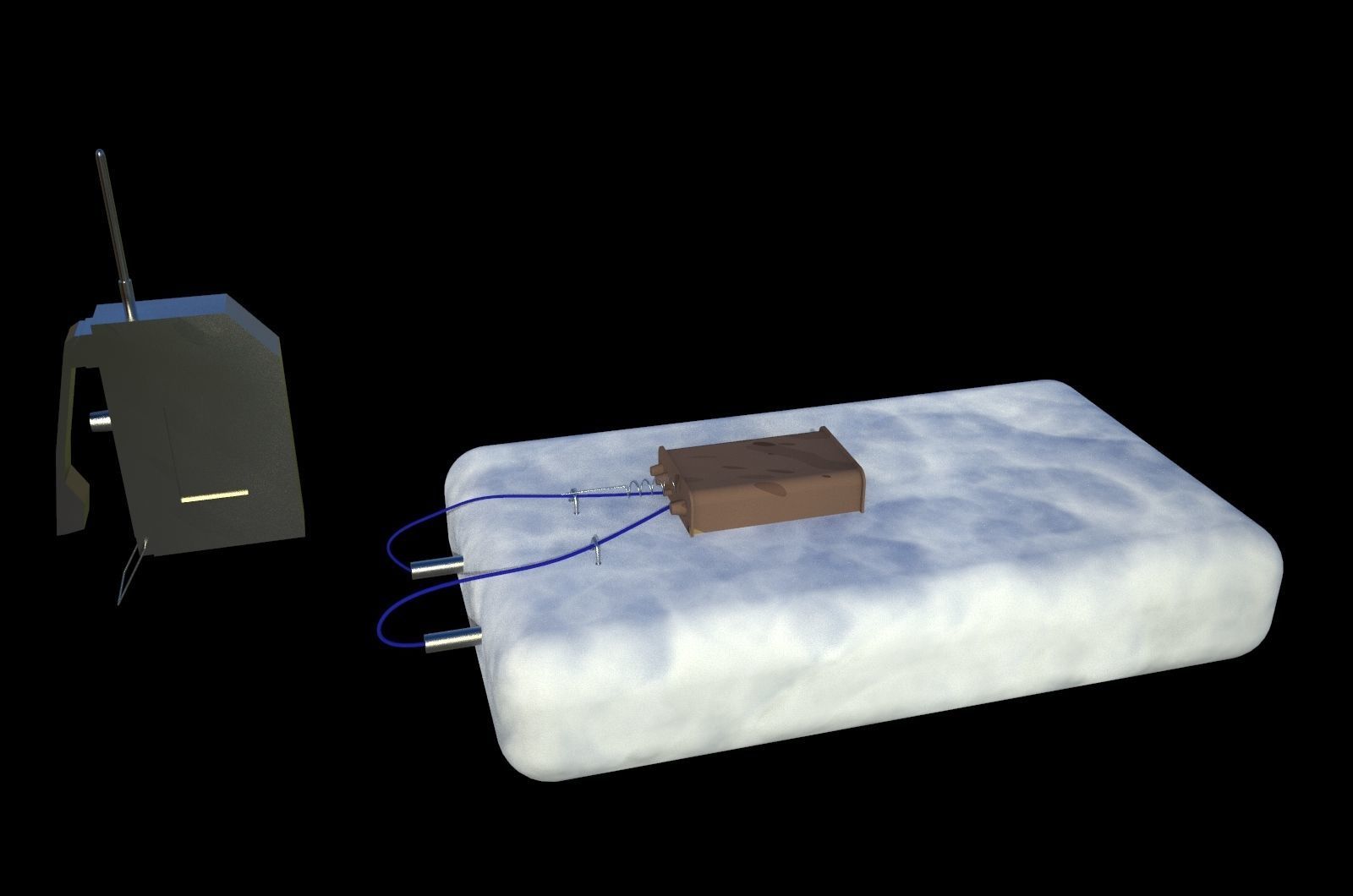 3D model 7 piece explosives set VR / AR / low-poly | CGTrader