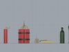 3D model 7 piece explosives set VR / AR / low-poly | CGTrader