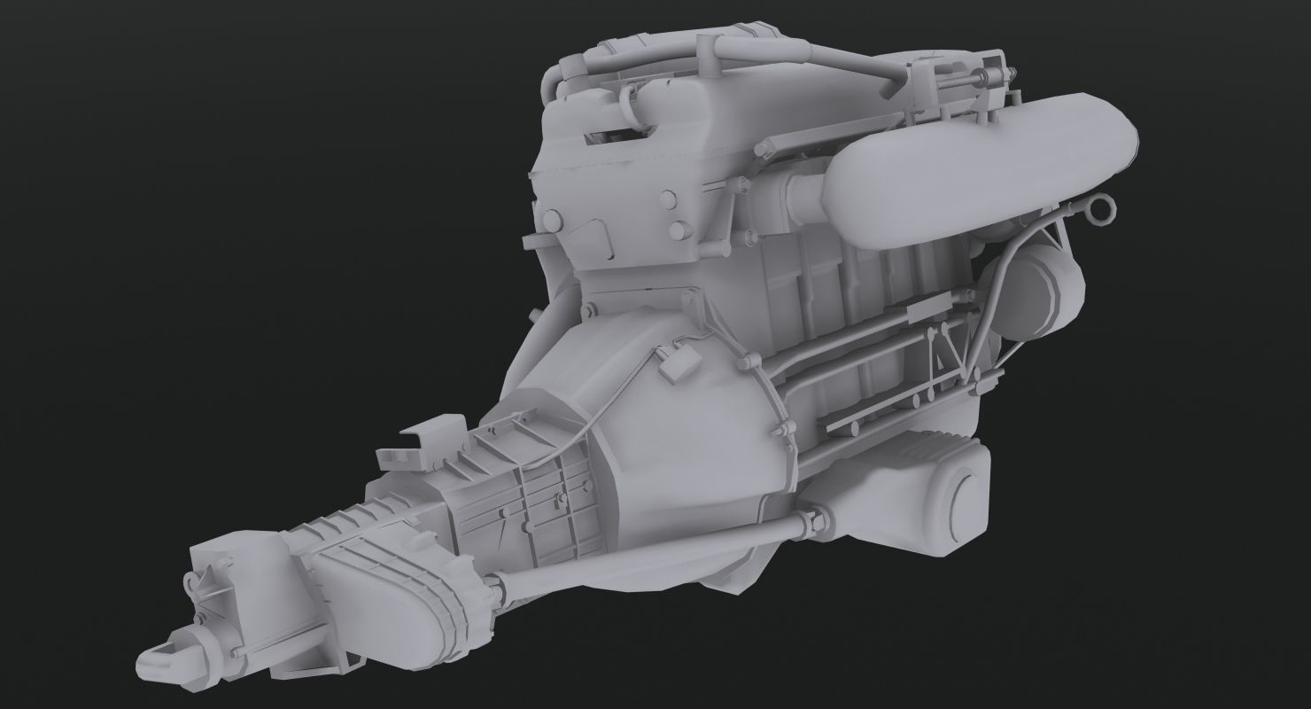 3D model Nissan RB26 DETT by HKS engine VR / AR / low-poly | CGTrader