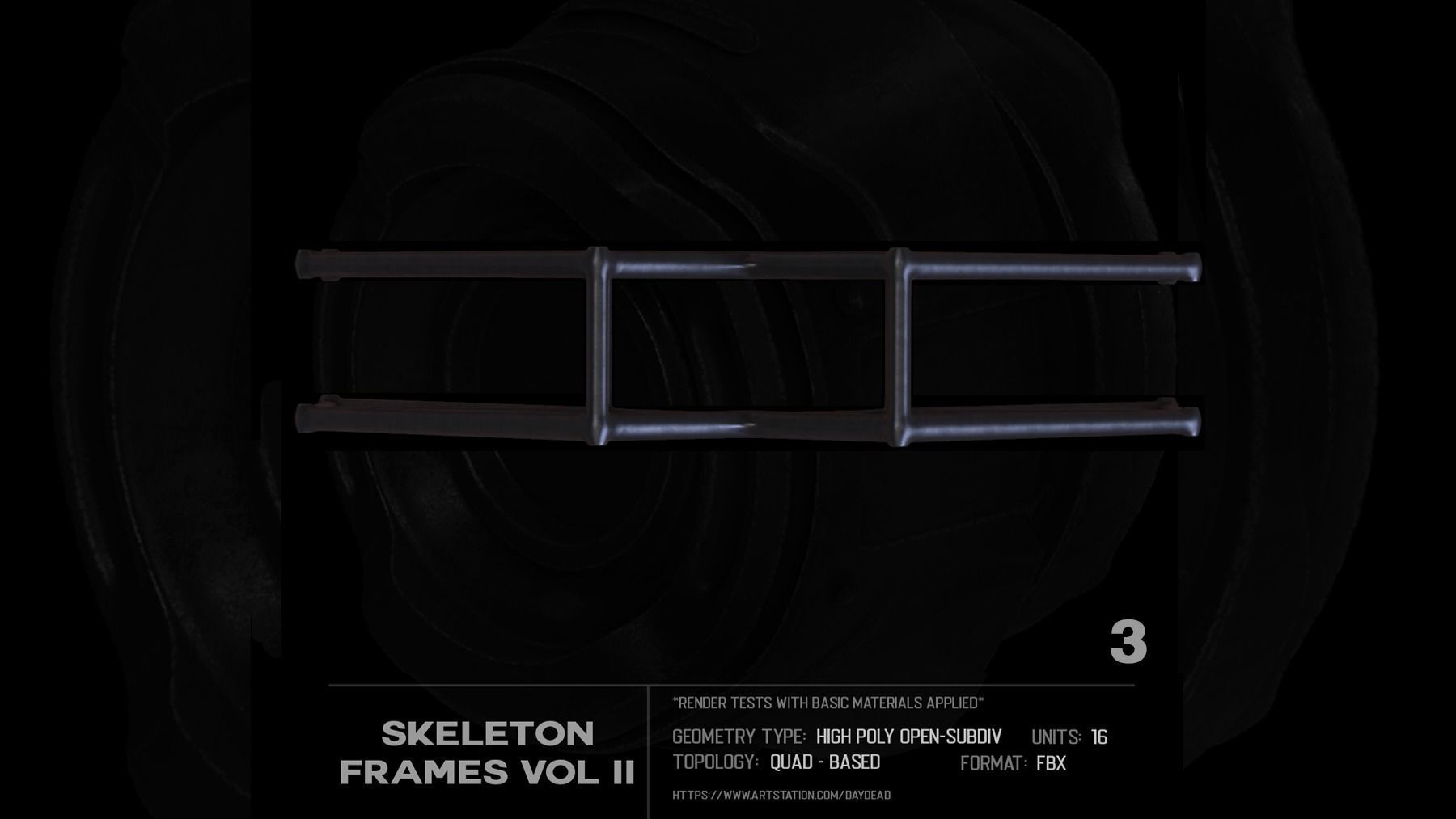 16 Skeleton frames Vol II SUBD 3D model | CGTrader