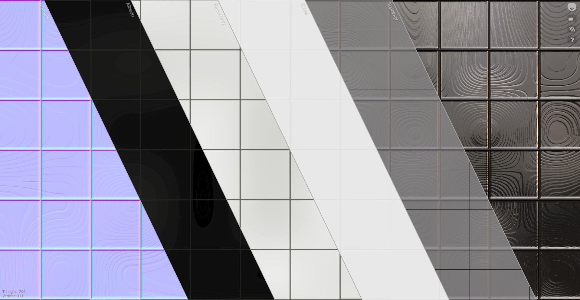 Free reflective silver tiles free Texture | CGTrader