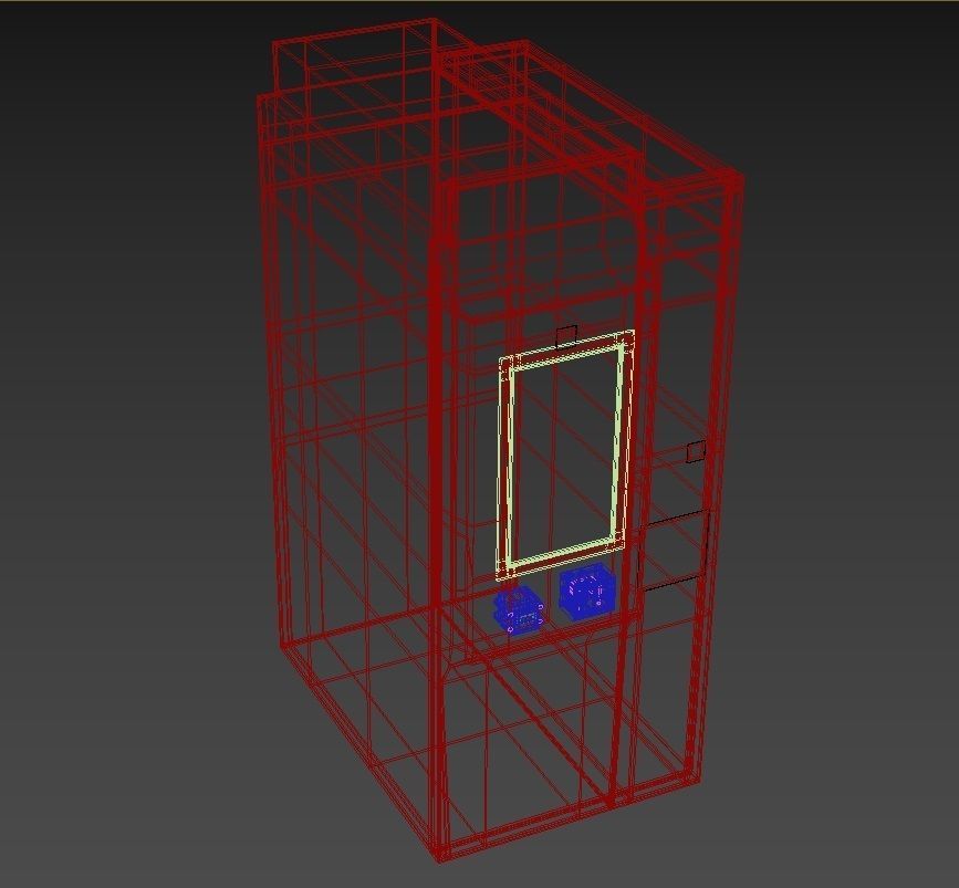Simple vending machine with screen 3D model 3D model | CGTrader