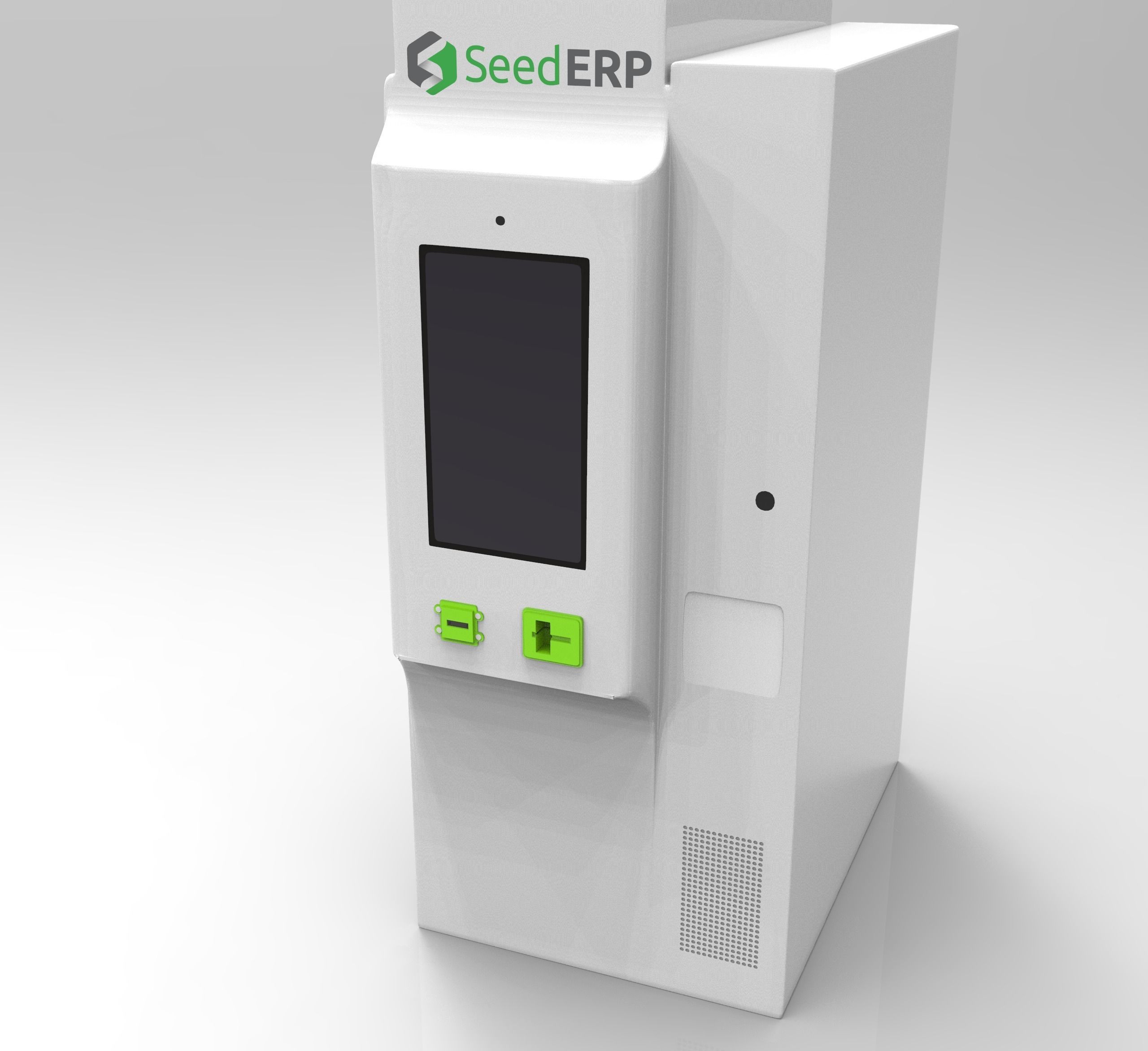 Simple vending machine with screen 3D model 3D model | CGTrader