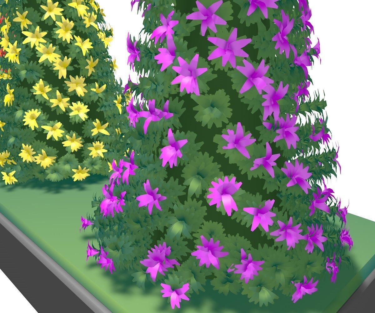 Flower tree 3D model | CGTrader