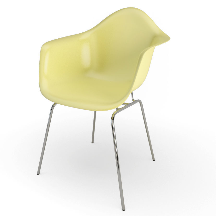 Eames DAR DAX Armchairs Vitra 3D model | CGTrader