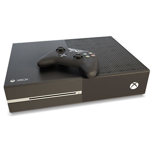X box Black Console 3D model | CGTrader