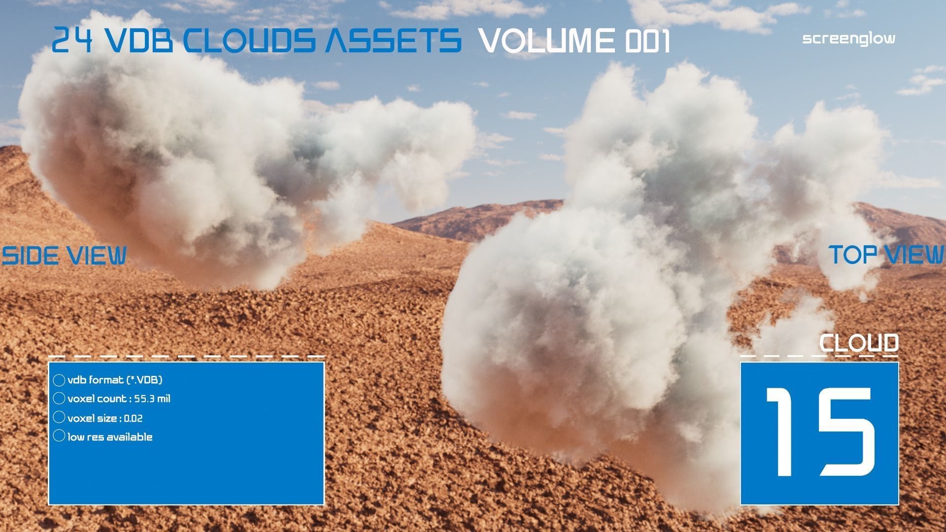 VDB Clouds Volume 1 3D model | CGTrader