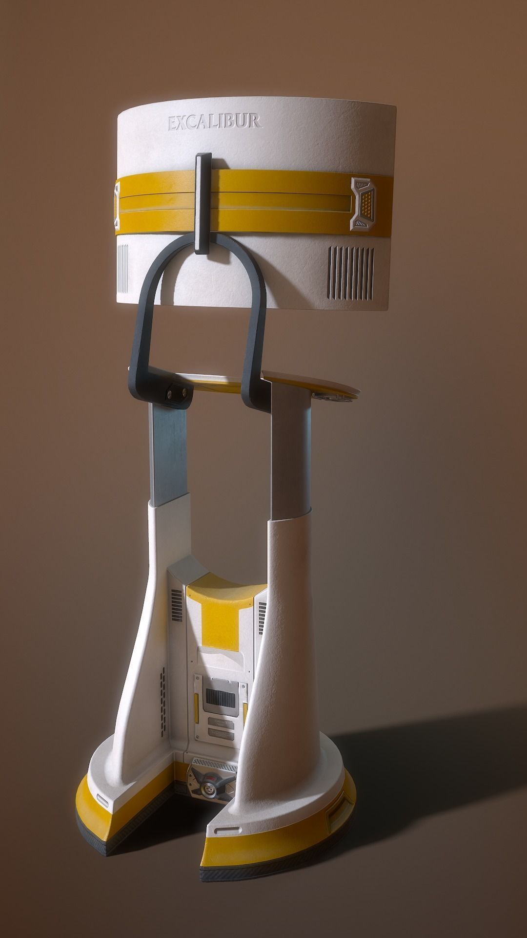 3D model Excalibur standing computer terminal VR / AR / low-poly | CGTrader