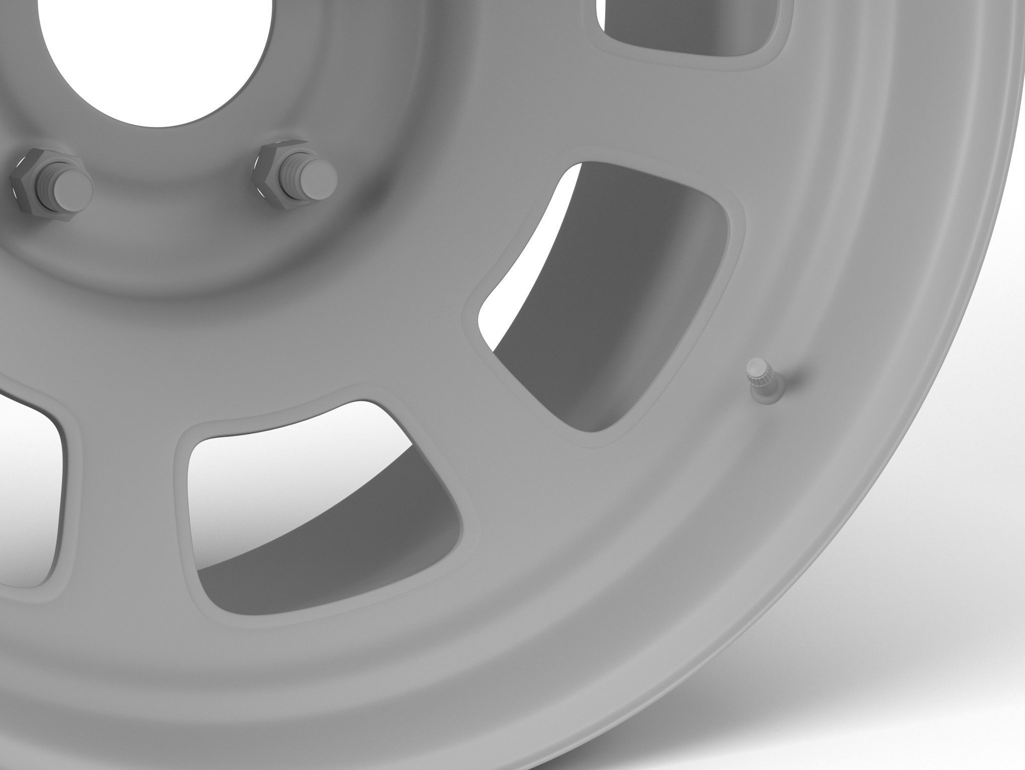 Stock Car Wheel 3D model | CGTrader