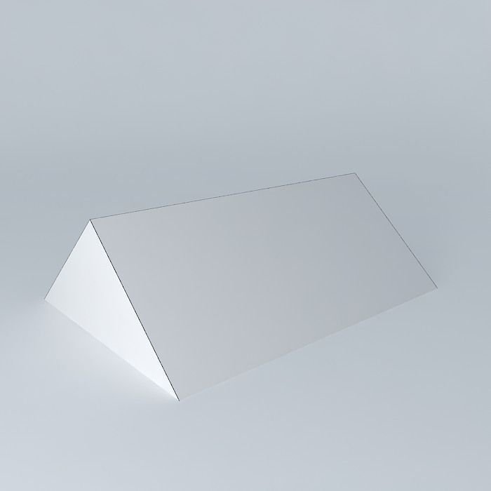 Triangle Tent free 3D Model MAX OBJ 3DS FBX STL SKP | CGTrader.com