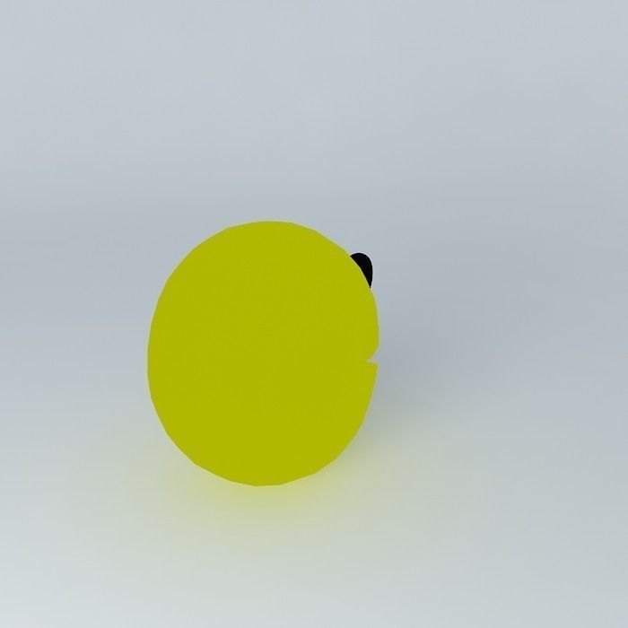 Pacman free 3D model | CGTrader