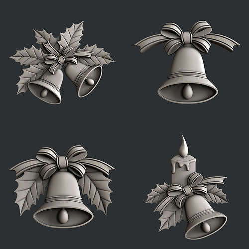 3d STL models for CNC router bell 3D model | CGTrader