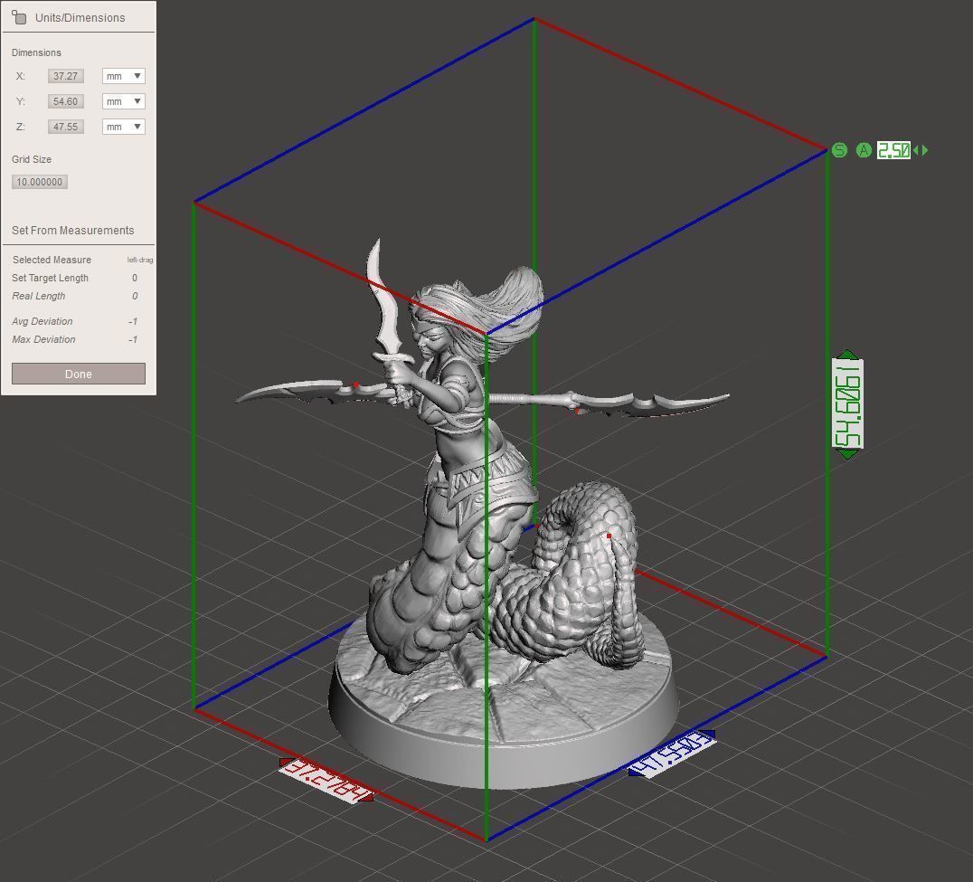 Naga Character 3D model 3D printable | CGTrader