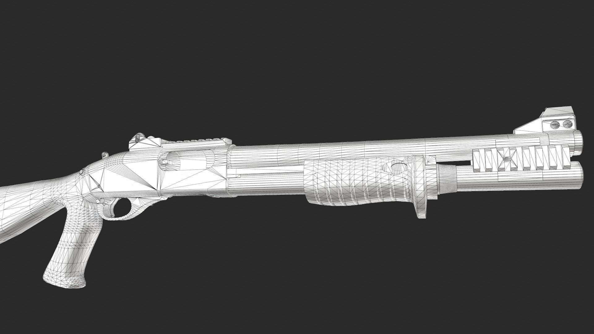 3D model 870 MCS Shotgun VR / AR / low-poly | CGTrader